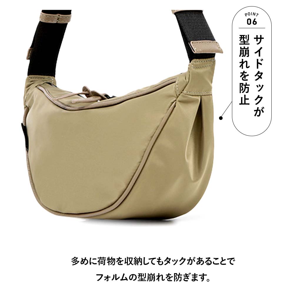 ショルダーバッグ メッセンジャーバッグ ラウンド ボディバッグ 斜めがけ 半月型 バナナ型 サコッシュ コンパクト アウトドア キャンプ ...