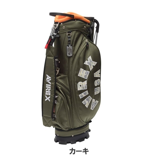 AVIREX（アヴィレックス） AVIREX GOLF アビレックス ゴルフ AVG3S-BA3 セルフスタンド付キャディバッグ 8.5型 ...