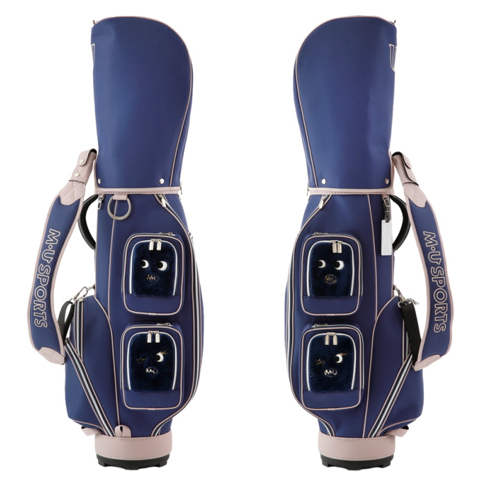 M・U SPORTS MUスポーツ 703Q6118 キャディバッグ レギュラーソール チャーミングなUmo＆MeluキャラEYES : mu ...