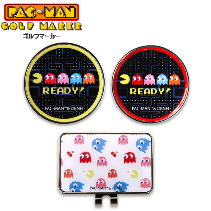 【メール便発送可】PAC-MAN パックマン クリップマーカー イエロー/レッドバンダイナムコエンターテインメント 公式グッズ :pacman ...