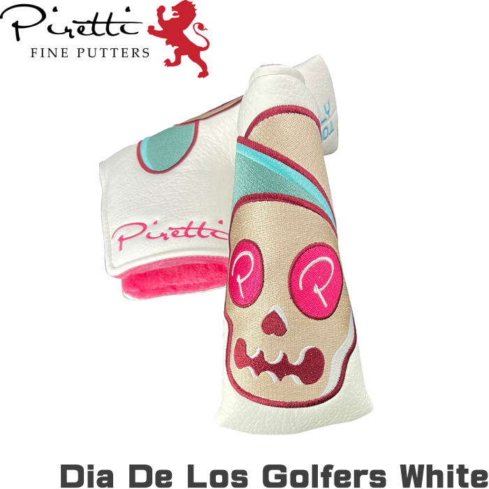 Piretti ピレッティ Limited Edition Putter Cover Dia de los golfers White ...