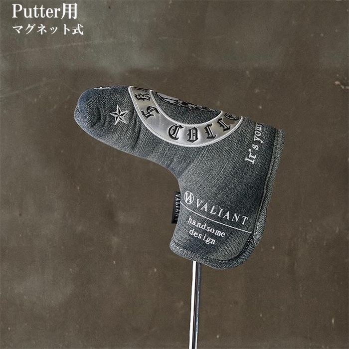 VALIANT ヴァリアント VA-017HC スカルコレクション ヘッドカバー ブラックウォッシュ【ドライバー/フェアウェイ/ユーティリティ ...