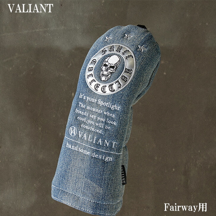 ヴァリアント VA-017HC スカルコレクション ヘッドカバー インディゴウォッシュ【DW/FW/UT/アイアン/パター】【VALIANT ...