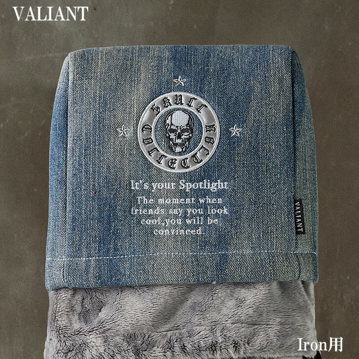 VALIANT ヴァリアント VA-017HC スカルコレクション ヘッドカバー インディゴウォッシュ【DW/FW/UT/アイアン/パター ...