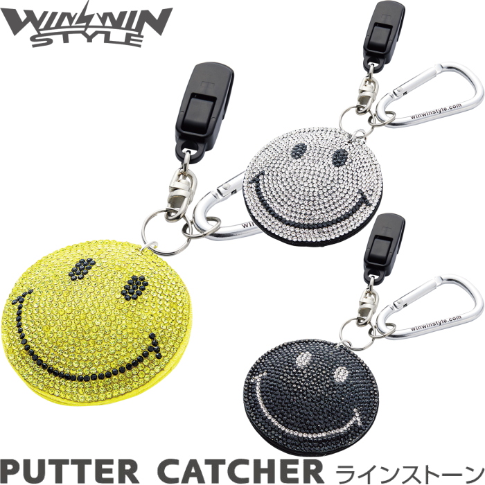 WINWIN STYLE 【ネコポス送料無料】WINWIN ウィンウィン PUTTER CATCHER パターキャッチャー スマイル SMILE ラインストーン : ゴルフアトラス - 通販 ...