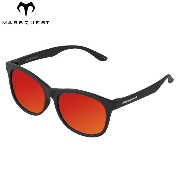 MARSQUEST ゴルフアクセサリー サングラス 偏光サングラス レッド マーズクエスト M04 25秋冬 Carbon Black x Neon Red ユニセックス 調光グラス UV ...