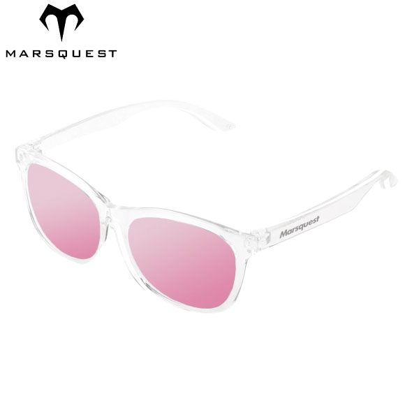MARSQUEST ゴルフアクセサリー サングラス 偏光サングラス ペールピンク マーズクエスト M05 25秋冬 Crystal x Neon Rose ユニセックス 調光グラス UV ...