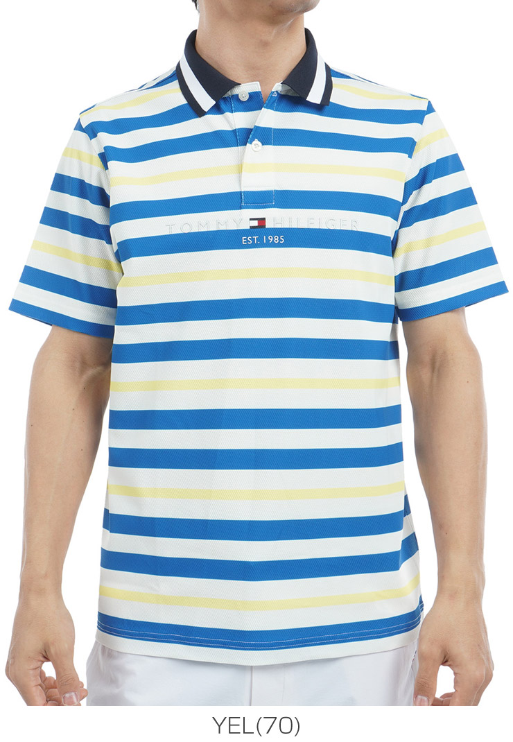 TOMMY HILFIGER（トミー・ヒルフィガー） マルチボーダー 半袖