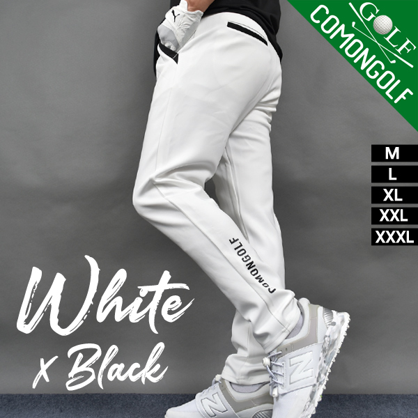 COMONGOLF ゴルフウエア メンズ 夏 パンツ ゴルフパンツ 大きいサイズ ズボン ストレッチ ポンチ ダンボールニット おしゃれ コモンゴルフ サンタリート CG-25010 ...