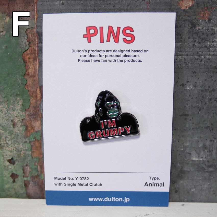 DULTON ダルトン ピンズ PINS ピンバッジ : アメリカン雑貨のグッズファーム - 通販 - Yahoo!ショッピング