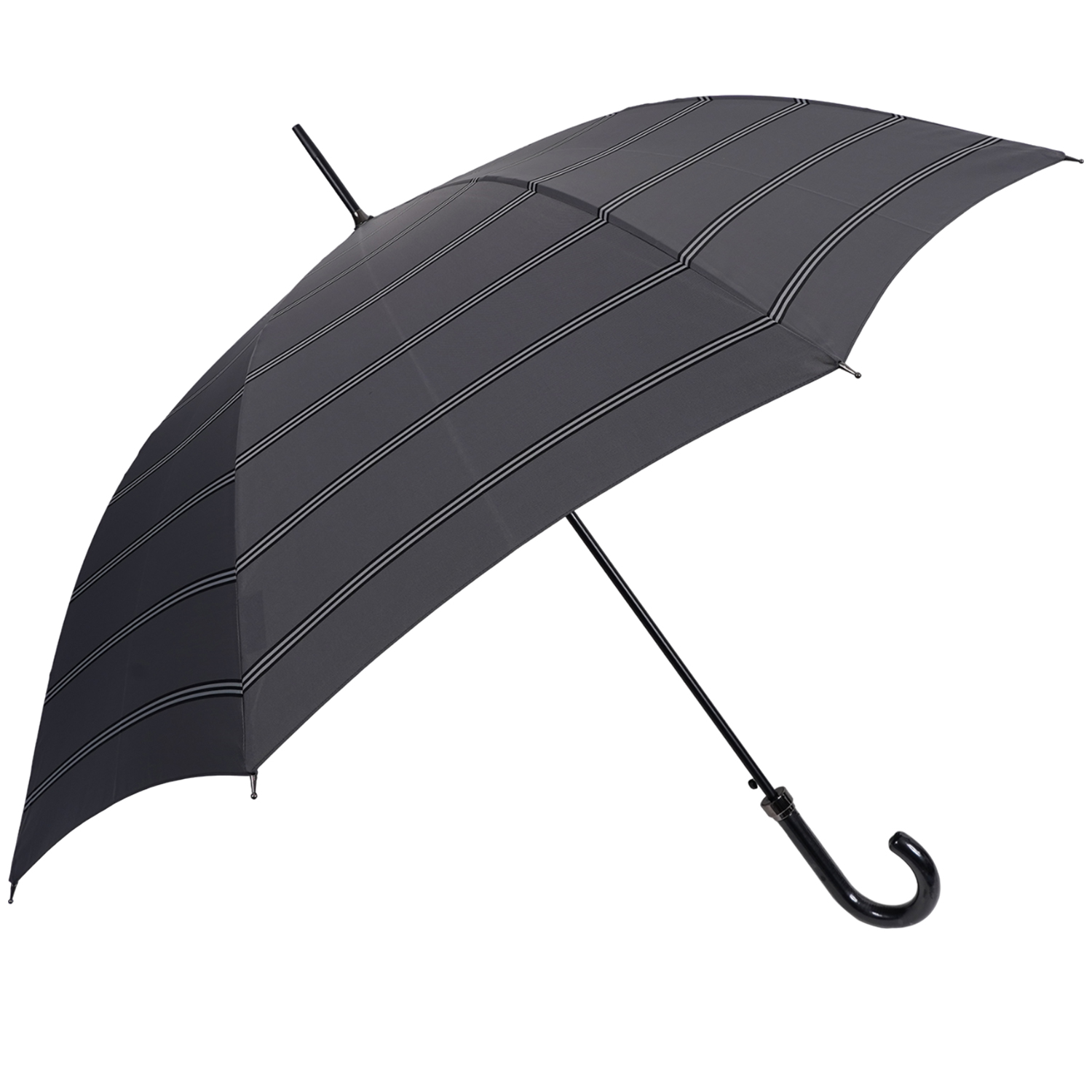Aquascutum（アクアスキュータム） 長傘 雨傘 メンズ 65cm LONG UMBRELLA ブラック グレー ネイビー 黒 1AQ ...