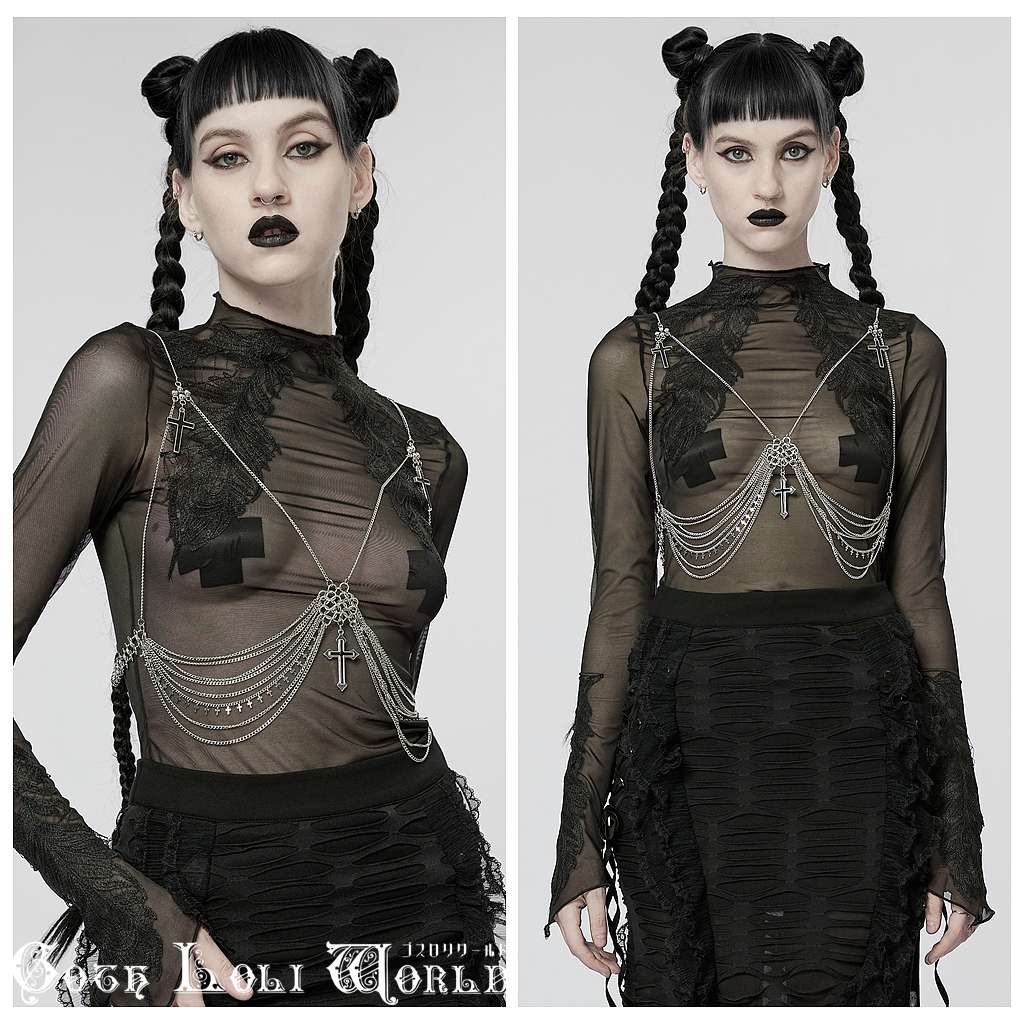 【ゴスロリワールド】PUNKRAVE ゴシックセクシーチェスト チェーン 最短当日発送 当日発送 品質自信有 サイズ交換可能 : 株式会社ゴスロリワールド - 通販 - Yahoo!ショッピング