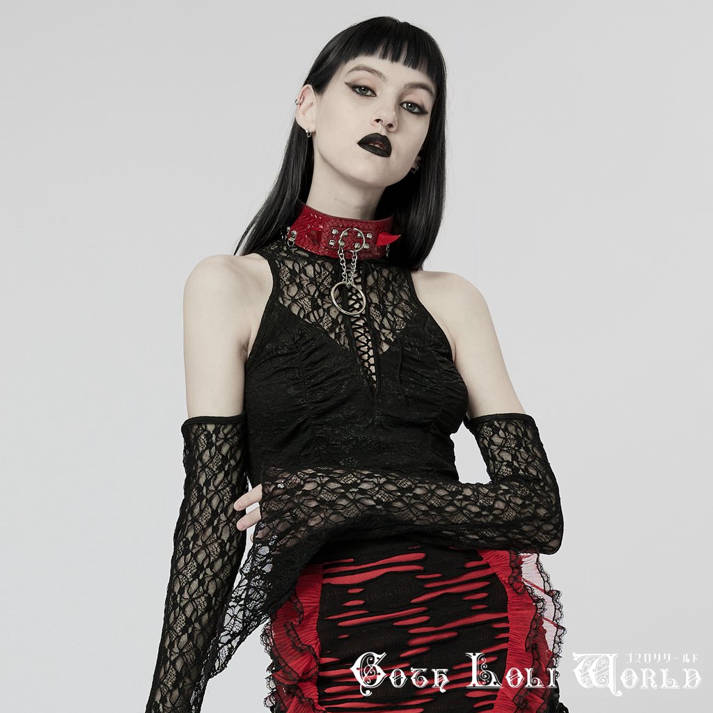 【ゴスロリワールド】PUNKRAVE パンク風ヘビーメダルチェーン付 チョーカー 赤色 最短当日発送 当日発送 品質自信有 サイズ交換可能 : 株式会社ゴスロリワールド - 通販 ...