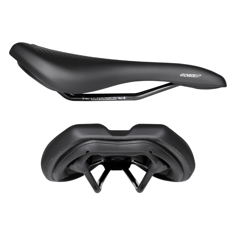 サドル 自転車 自転車サドル 柔らかクッション 衝撃吸収 スポーツサドル 防水 ロードバイク クロスバイク MTB サドル交換 (VENTURE 11) GORIX ゴリックス ...