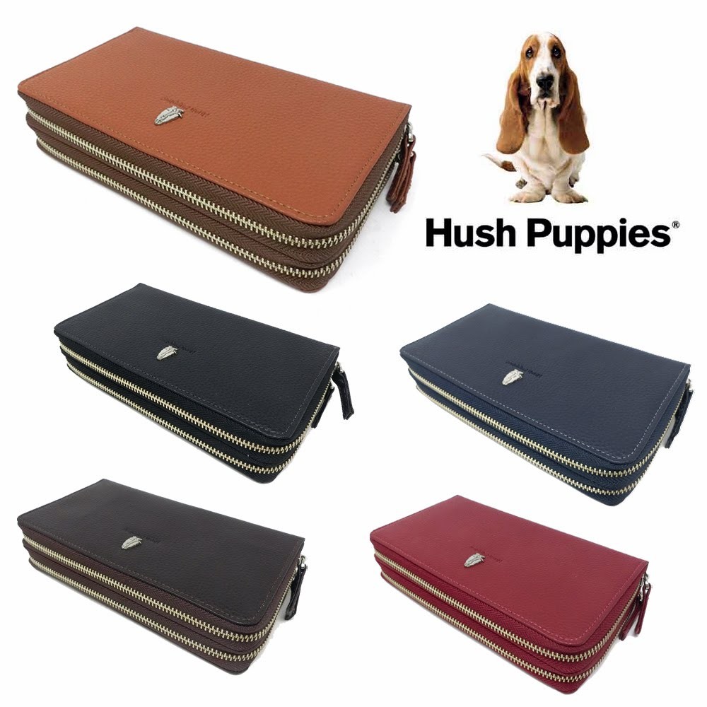 Hush Puppies ハッシュパピー ダブルファスナー ラウンドファスナー 長