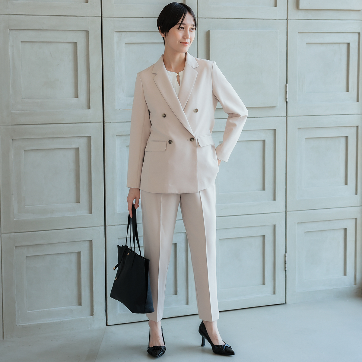 スーツ レディース セットアップ パンツスーツ ビジネススーツ