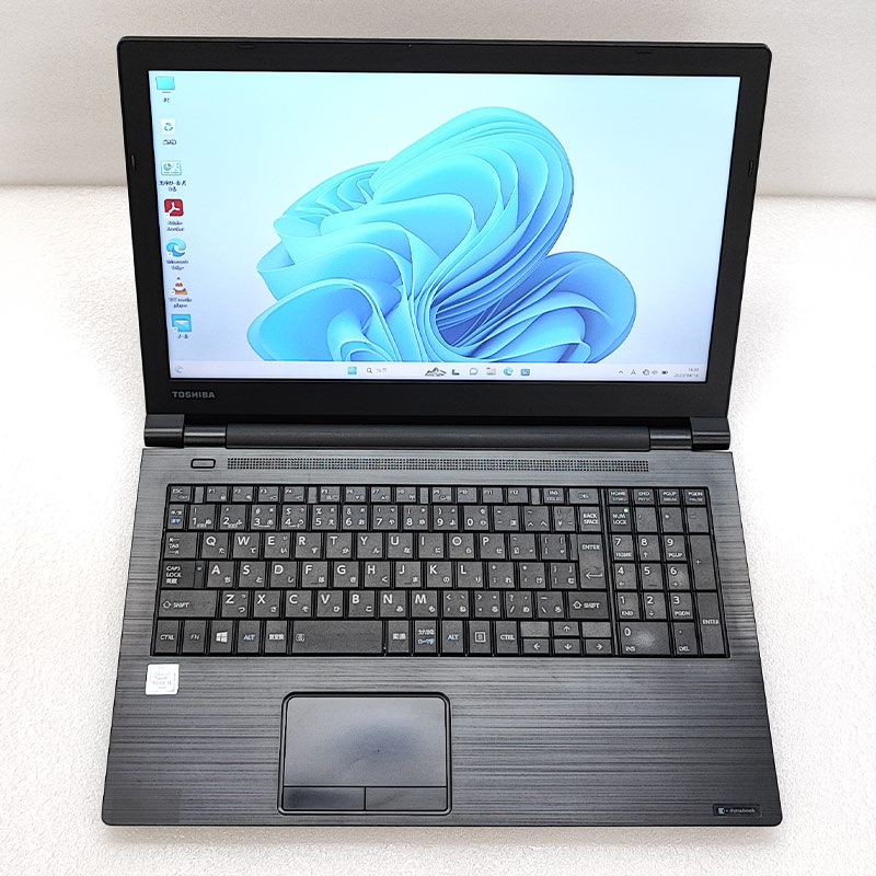 薄型 大画面 中古ノートパソコン 東芝 dynabook B55/G Windows11 Pro Core i3 6100U メモリ 4GB SSD 256GB DVD-ROM 15.6型 ...