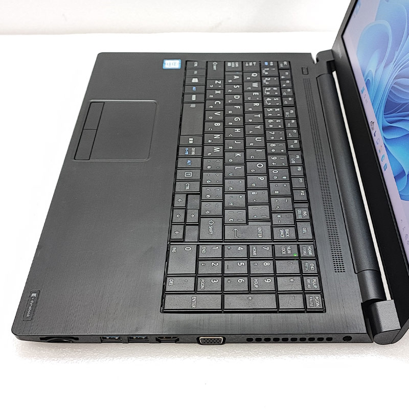 薄型 大画面 中古ノートパソコン 東芝 dynabook B55/G Windows11 Pro Core i3 6100U メモリ 4GB SSD 256GB DVD-ROM 15.6型 ...