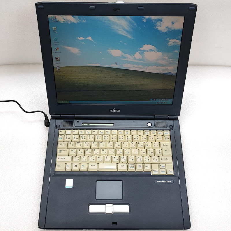 FMV 激レア機種 中古パソコン Microsoft Office付き 富士通 FMV-C8200 WindowsXPPro Celeron M350 メモリ 256MB HDD 40GB ...