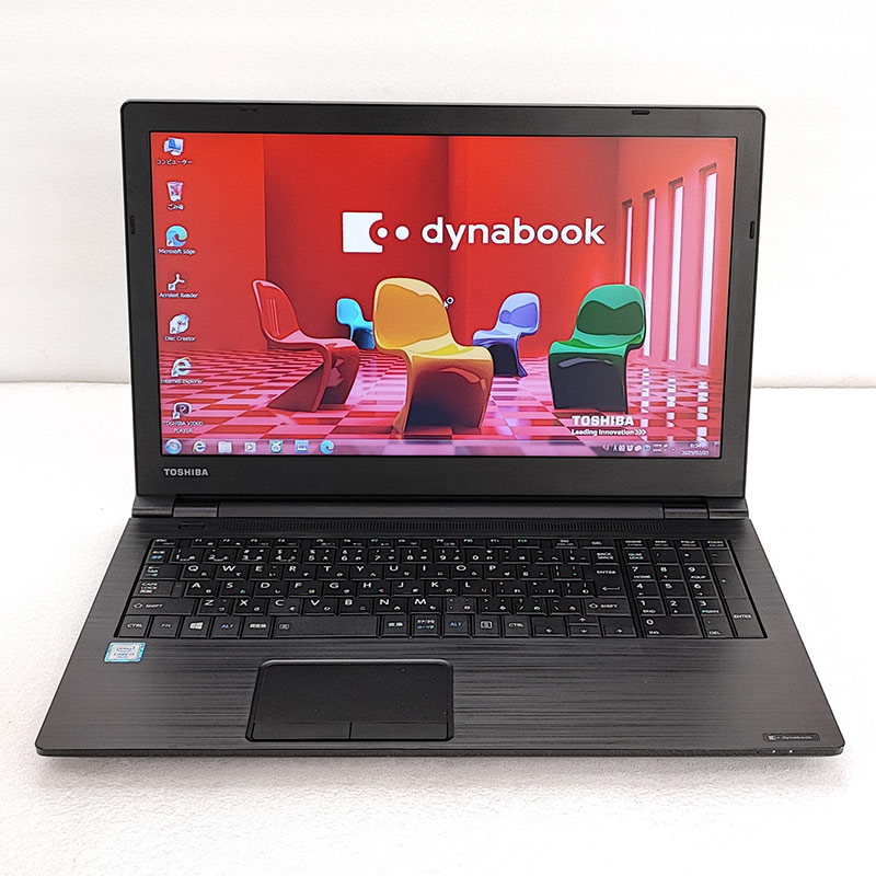 Win7 32bit 中古パソコン 東芝/Dynabook dynabook B55/D Windows7 Pro Core i3 6006U メモリ 4GB SSD 128GB 15.6型 ...