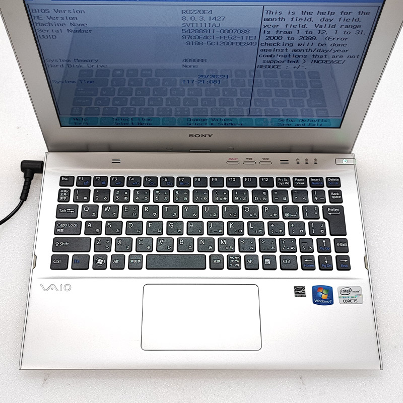 ジャンク品 SONY VAIO SVT111AJ ジャンクPC ジャンクパソコン 保証無し ACアダプタ付き : リサイクルPC Gテック ...