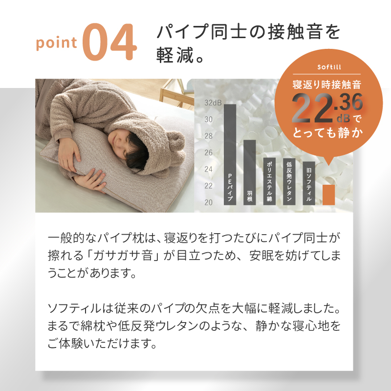 HAGiHARA（萩原） 枕 カバー付 洗える パイプ まくら ピロー やわらかい くの字 60×60cm 抱き枕 かわいい 日本製 くの字 ...