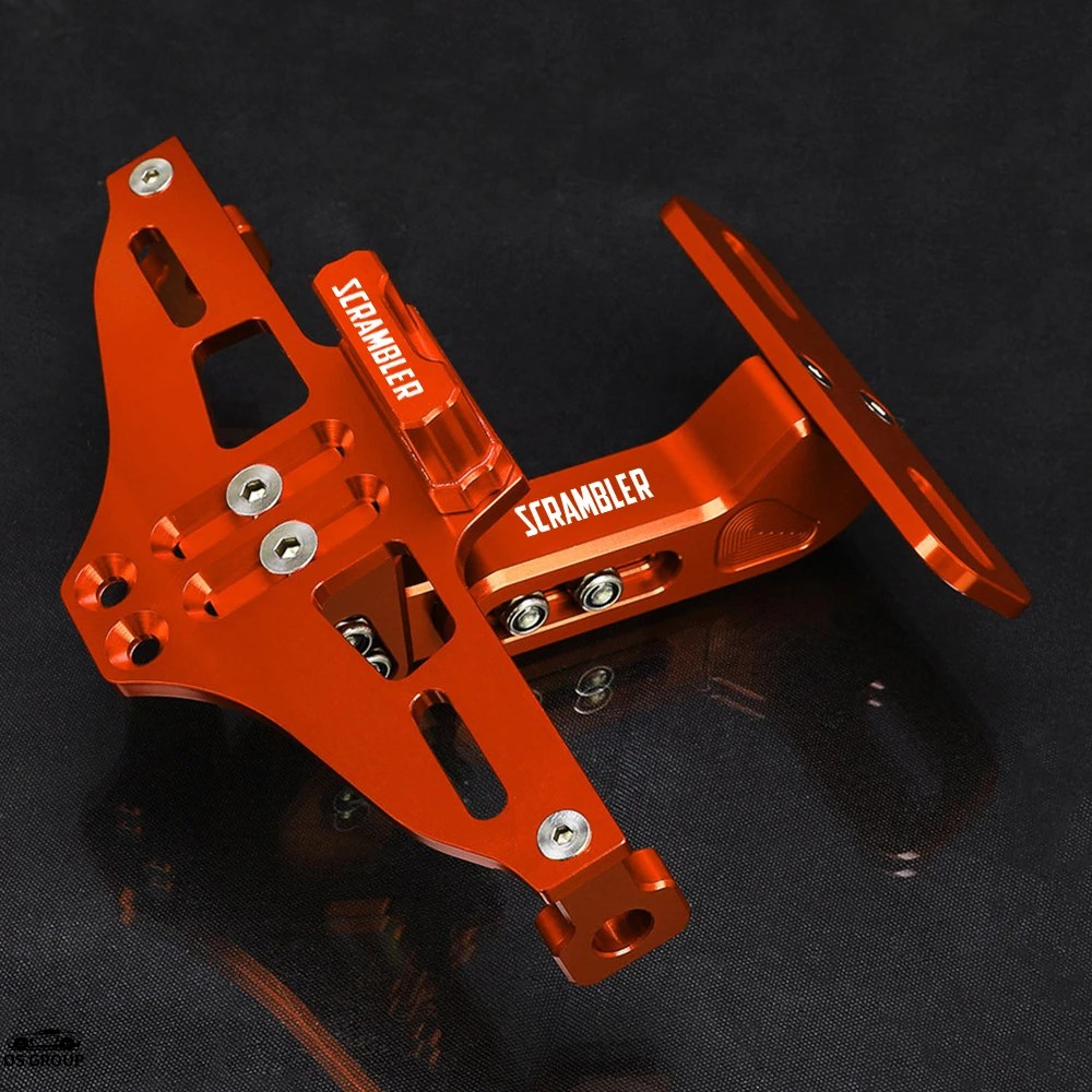 ドゥカティ スクランブラー SIXTY2 MACH 2.0 DESERT SLED クラシック カフェレーサー CNC リア プレート ブラケット ホルダー LED ウィンカー シグナル ...