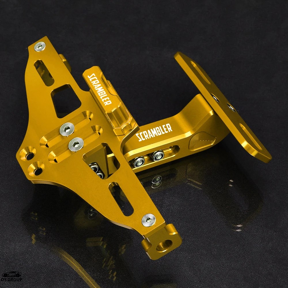 ドゥカティ スクランブラー SIXTY2 MACH 2.0 DESERT SLED クラシック カフェレーサー CNC リア プレート ブラケット ホルダー LED ウィンカー シグナル ...