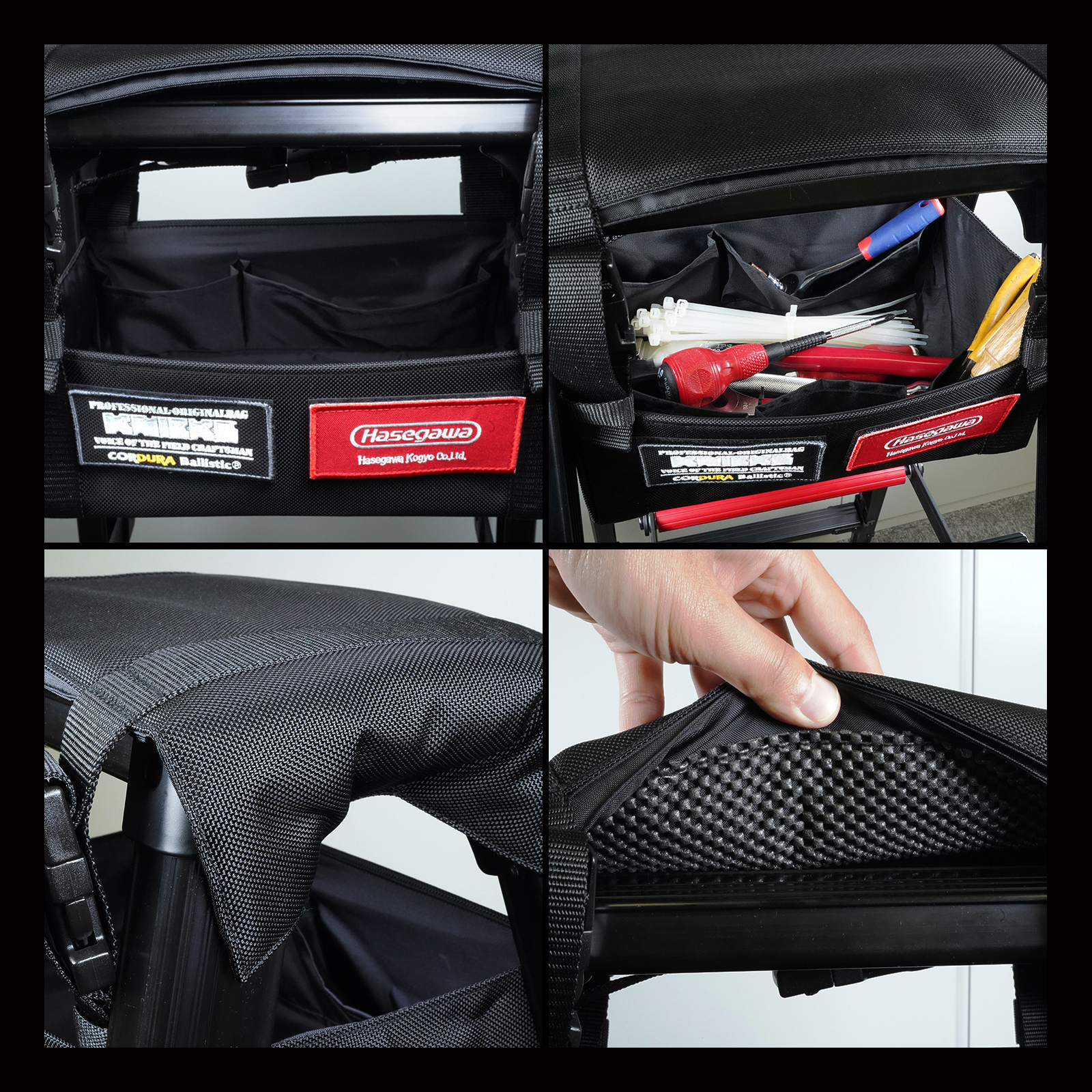 BA-KTBH 】脚立中空ツールバッグ ハセガワ 長谷川工業 ニックス KNICKS 脚立アンダーバッグ カーゴホールド 収納バッグ 工具入れ ...