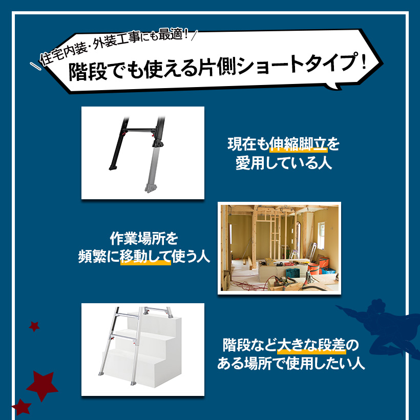 長谷川工業 【 RYRE-15a 】はしご兼用脚立 上部操作 5段 5尺 シャガマン ハセガワ 脚立 伸縮脚 ワンタッチ 業務用 職人 幅広 ...