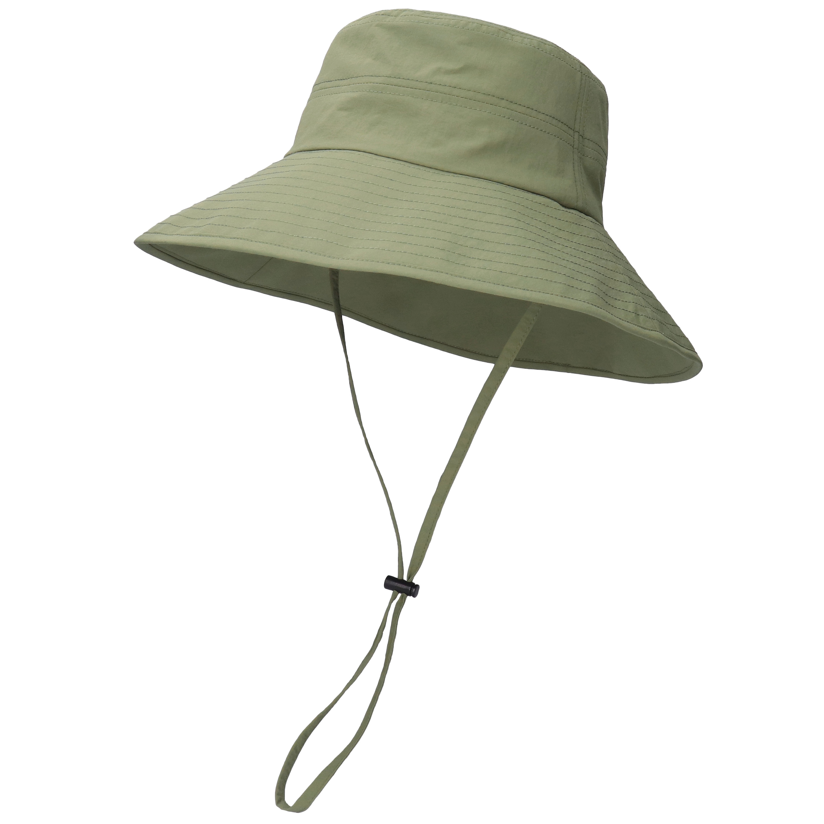 milsa（ミルサ） 帽子 レディース ハット 1級遮光 紫外線対策 サファリハット 洗える 洗濯機 あご紐 飛びにくい 風に強い 夏 日除け 日よけ UV90％ 爆買 : 帽子屋 ...