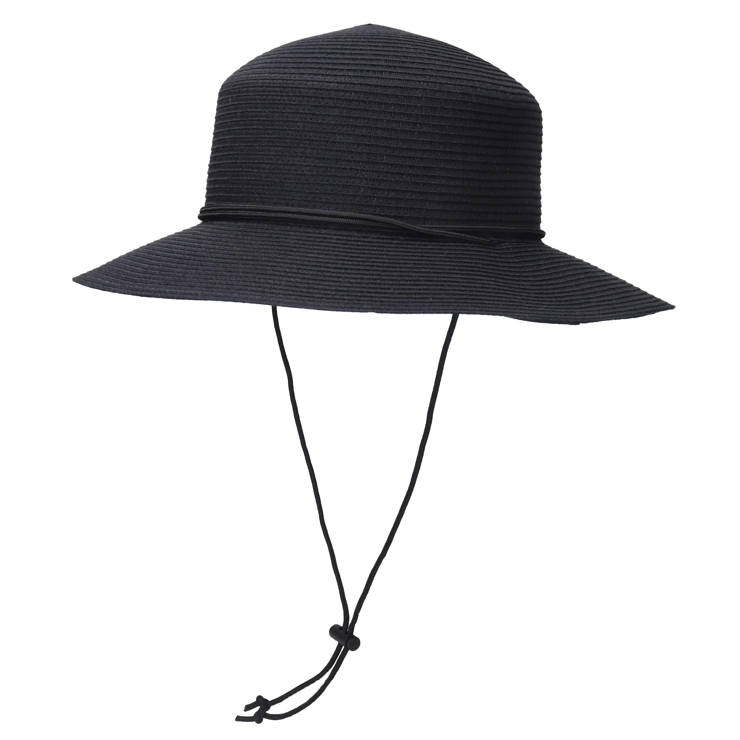 milsa（ミルサ） 帽子 レディース ハット 紫外線 対策 麦わら サファリハット 洗える 洗濯機 あご紐 風に強い 日除け 日よけ UV90％ 20代 30代 40代 50代 60代 ...