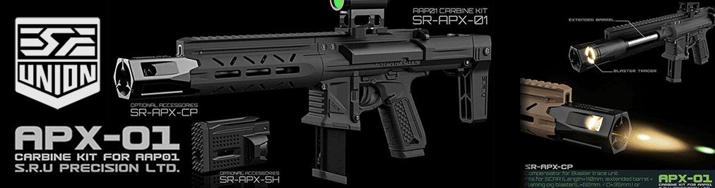 【予約 10月予定】SRU APX-01 カービンキット (Action Army AAP-01 アサシン対応) BK 18歳以上 同梱不可 ...