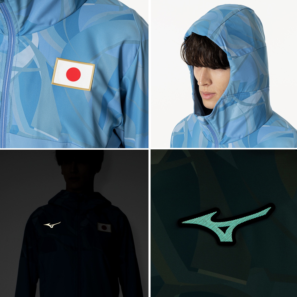 ミズノ MIZUNO オーセンティックストレッチクロスフーディ ユニセックス MUGEN PACK 2024年秋冬モデル 32MCBPA3 MIZUNO（ミズノ） オーセンティックストレッチクロスフーディ ユニ