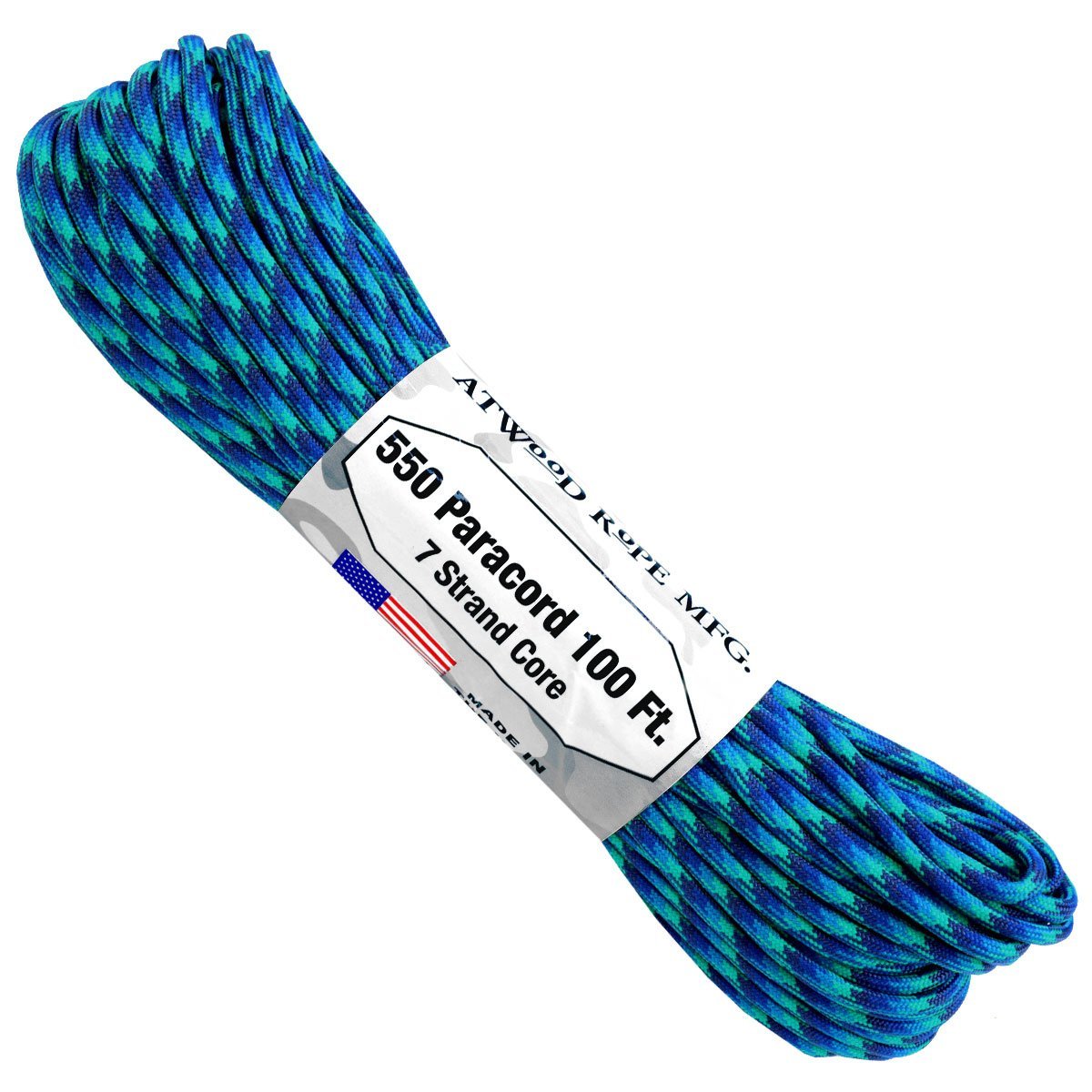 3m カット売り 】 550lb Paracord ATWOOD ROPE MFG社製 / アメリカ製 ナイロン製 パラコード , 太さ：約 ...