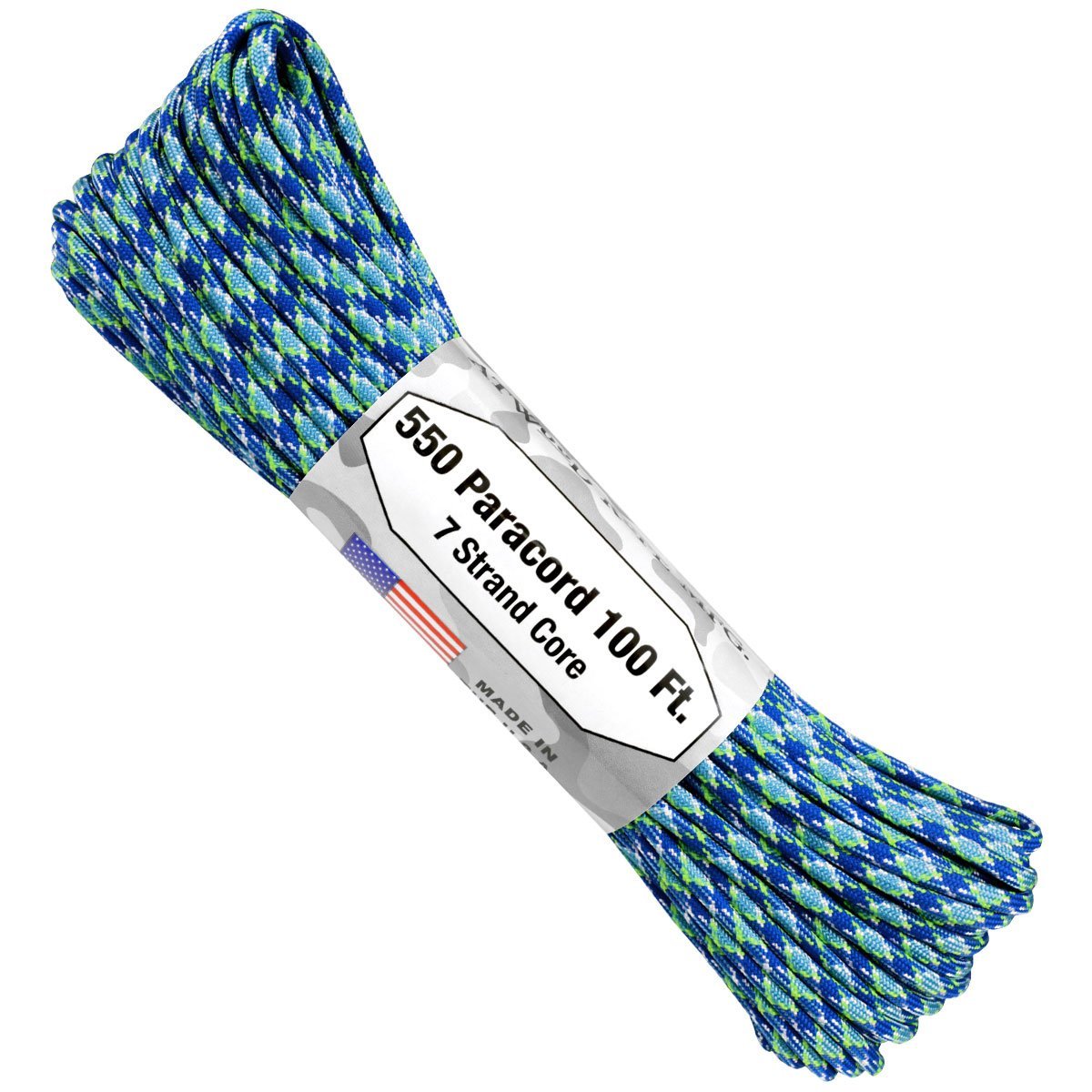 3m カット売り 】 550lb Paracord ATWOOD ROPE MFG社製 / アメリカ製 ナイロン製 パラコード , 太さ：約 ...