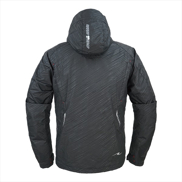 ラフ＆ロード RR7245 ラフパーカー（スラッシュブラック） サイズ LL Rough&Road ラフ＆ロード RR7245 ラフパーカー スラッシュブラックxレッド Lサイズ