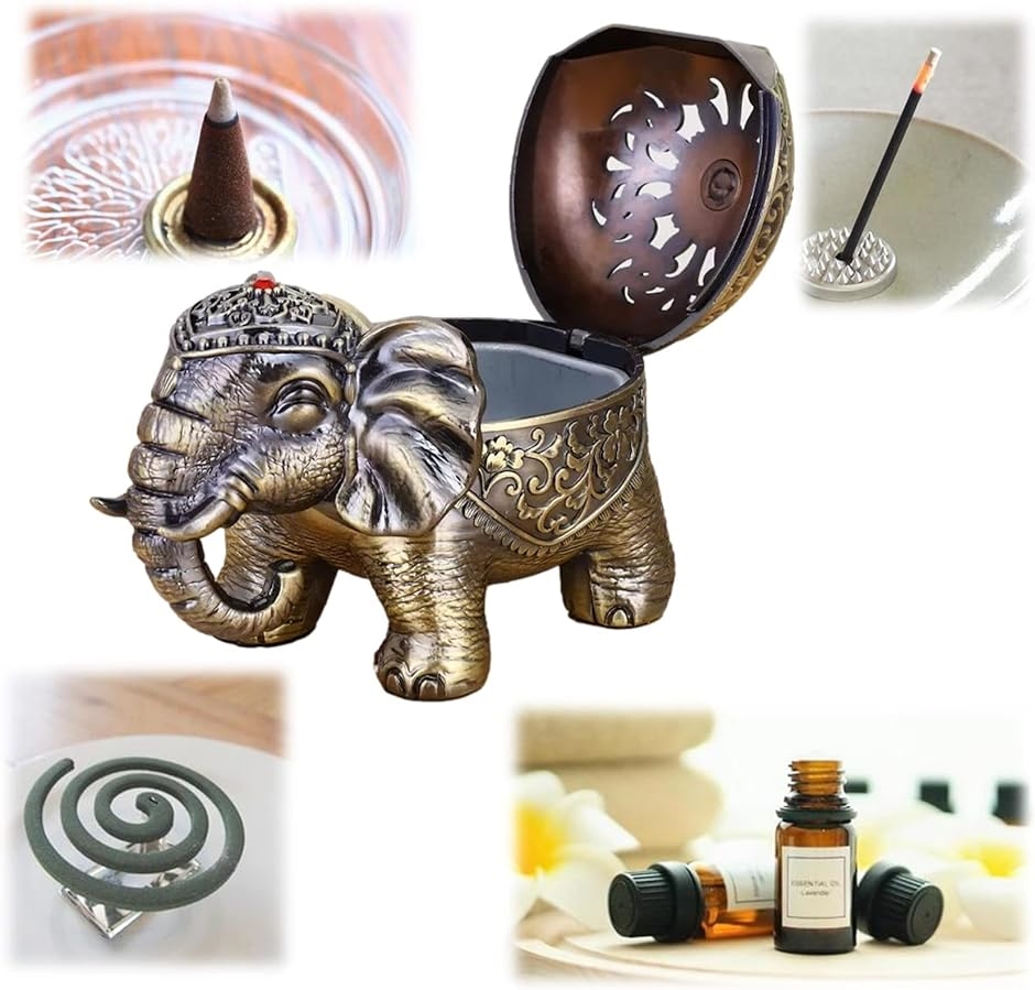 お香立て 香炉 線香立て 香炉灰 象型 青古 :2B23CDSDC6:スピード発送 ホリック - 通販 - Yahoo!ショッピング