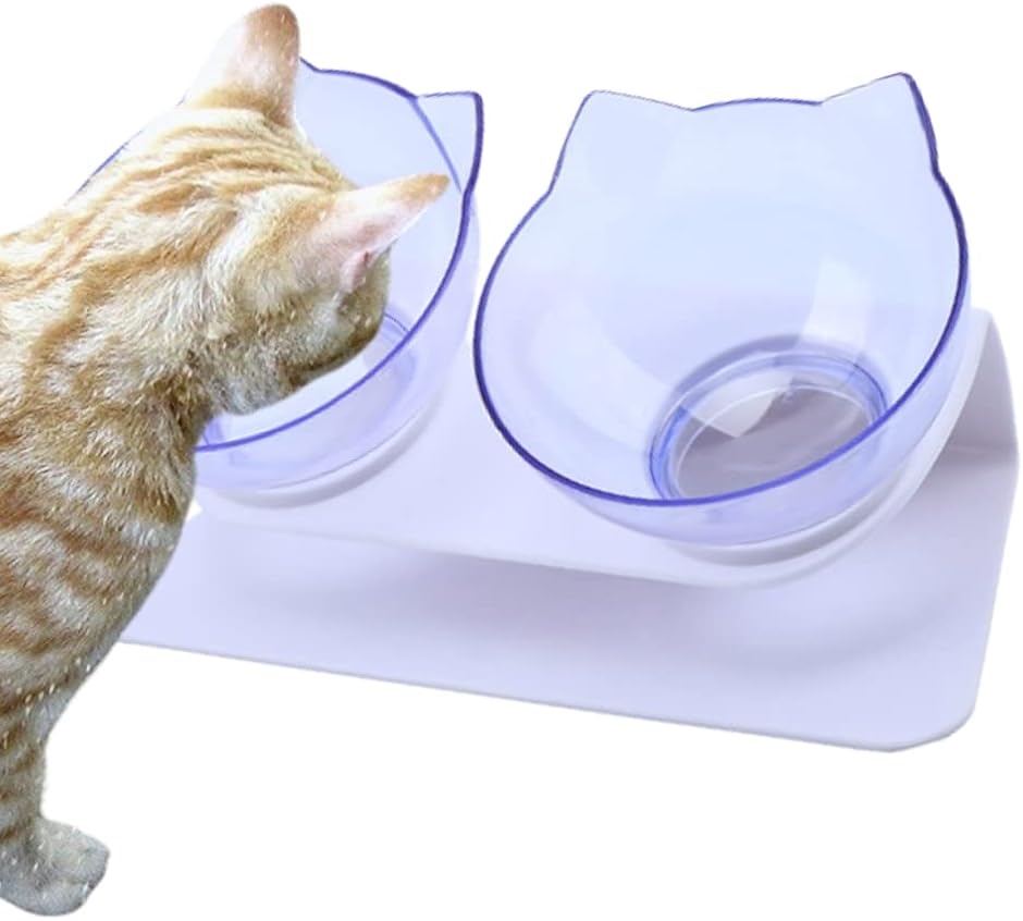 ツインボウル ペットボウル フードスタンド ペット用食器台 プラスチック製 クリア(クリアー) : スピード発送 ホリック - 通販 - Yahoo!ショッピング