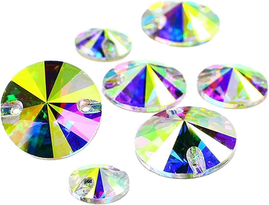 プレミアムランク 装飾用 ガラスビジュー ガラスストーン 手芸用 縫い付け 縫いつけビジュー 衣装パーツ( AB, 10mm) : スピード発送 ホリック - 通販 - Yahoo!ショッピング
