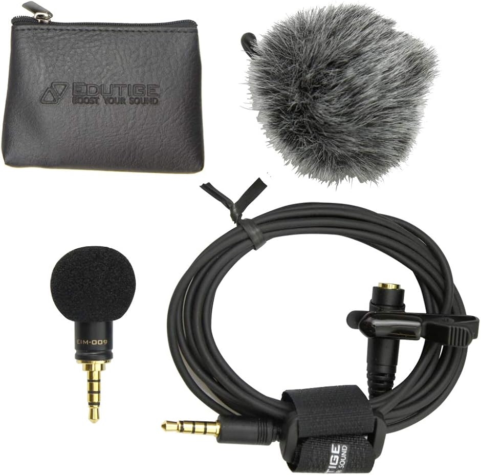 外付けマイク スマートフォン タブレット 音声 収録 撮影 オリジナルステッカー付 EIM-009( EIM-009 Plus) : スピード発送 ホリック - 通販 - Yahoo!ショッピング
