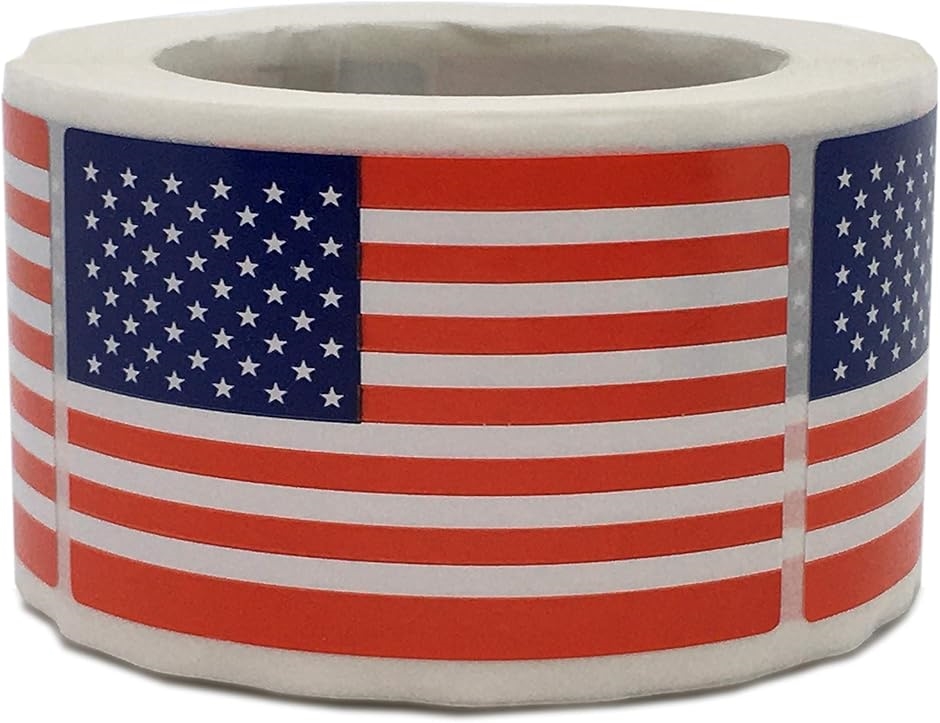 かどまる アメリカ国旗 シール 3x5cm 約250枚 星条旗 デコレーションE705 :2B6QFT3LW8:スピード発送 ホリック - 通販 - Yahoo!ショッピング