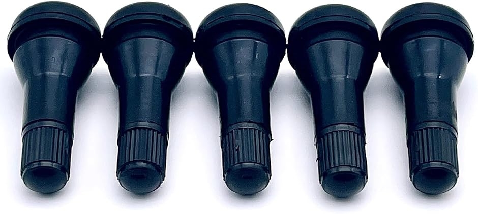 TR413 エアバルブ 50個 チューブレス ゴム バルブコア付き キャップ付き TR-413 タイヤ 用 ムシ(TR413-50個 ...