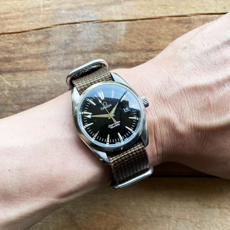 atelierCODEL nato ベルト 職人が付け心地を追求 腕時計 バンド 革(カーキオリーブ, ラグ幅17mm/18mm) : スピード発送 ホリック - 通販 - Yahoo!ショッピング