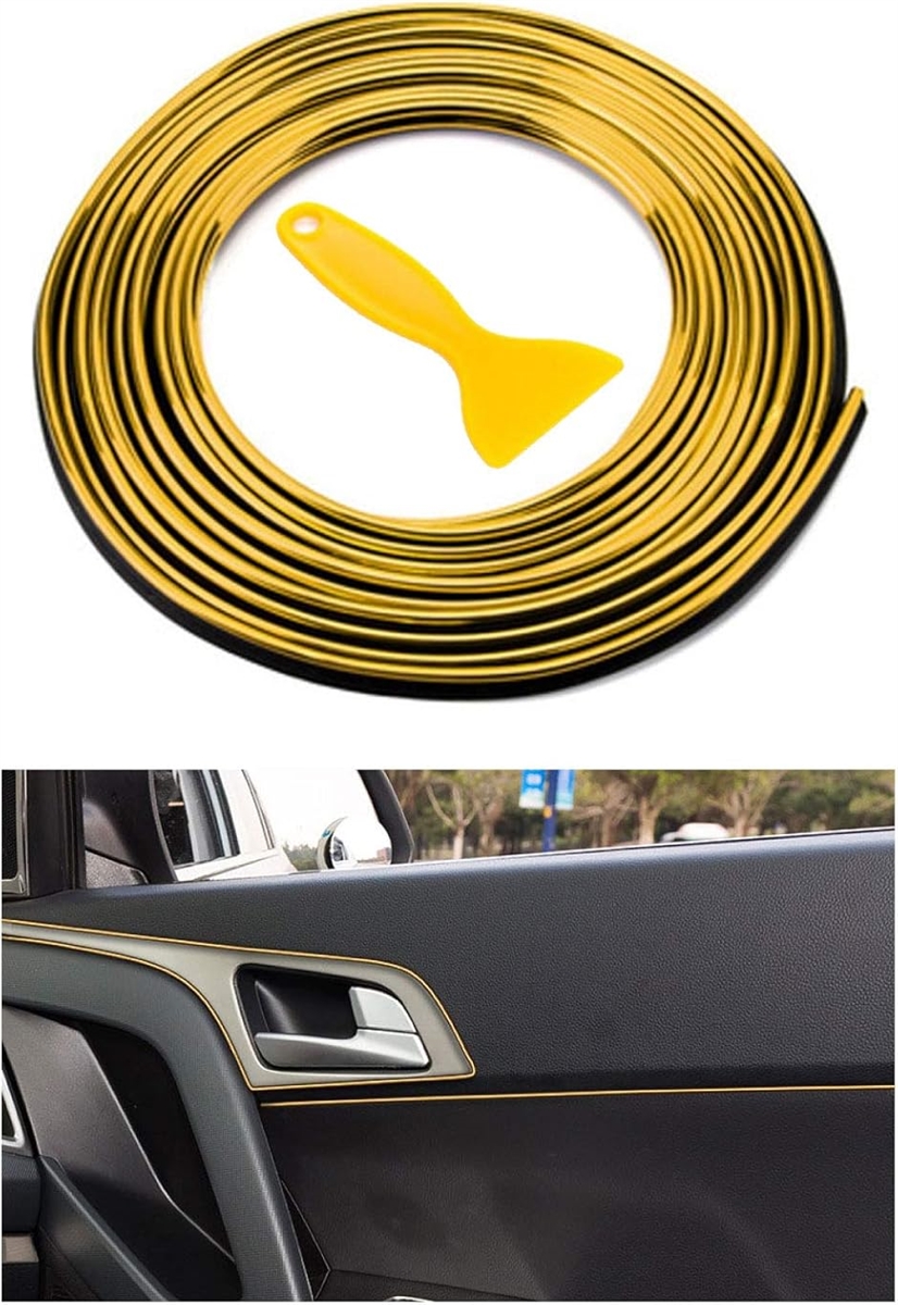morytrade メッキモール インテリア カラー 車 カー 車内 ドレスアップ 長さ5m(ゴールド) : 2b9w3dgtg6 : スピード発送 ホリック - 通販 - Yahoo!ショッピング
