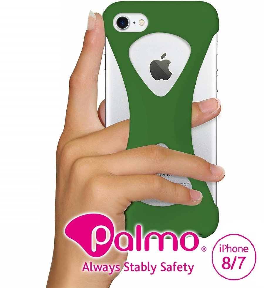 Palmo パルモ スマホケース iPhone 8 7 対応 グリーン 緑 グッドデザイン賞 超( Green, iPhone8/7 ...