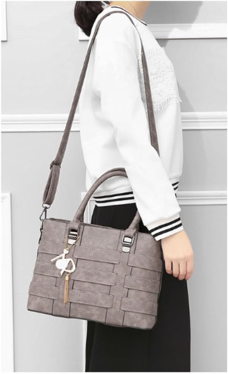 レディース 2WAY ショルダーバッグ トート スクエア シンプル おしゃれ 斜めがけ 手提げ 普段使い 通勤 通学(ブラウン) : スピード発送 ホリック - 通販 - Yahoo!ショッピング