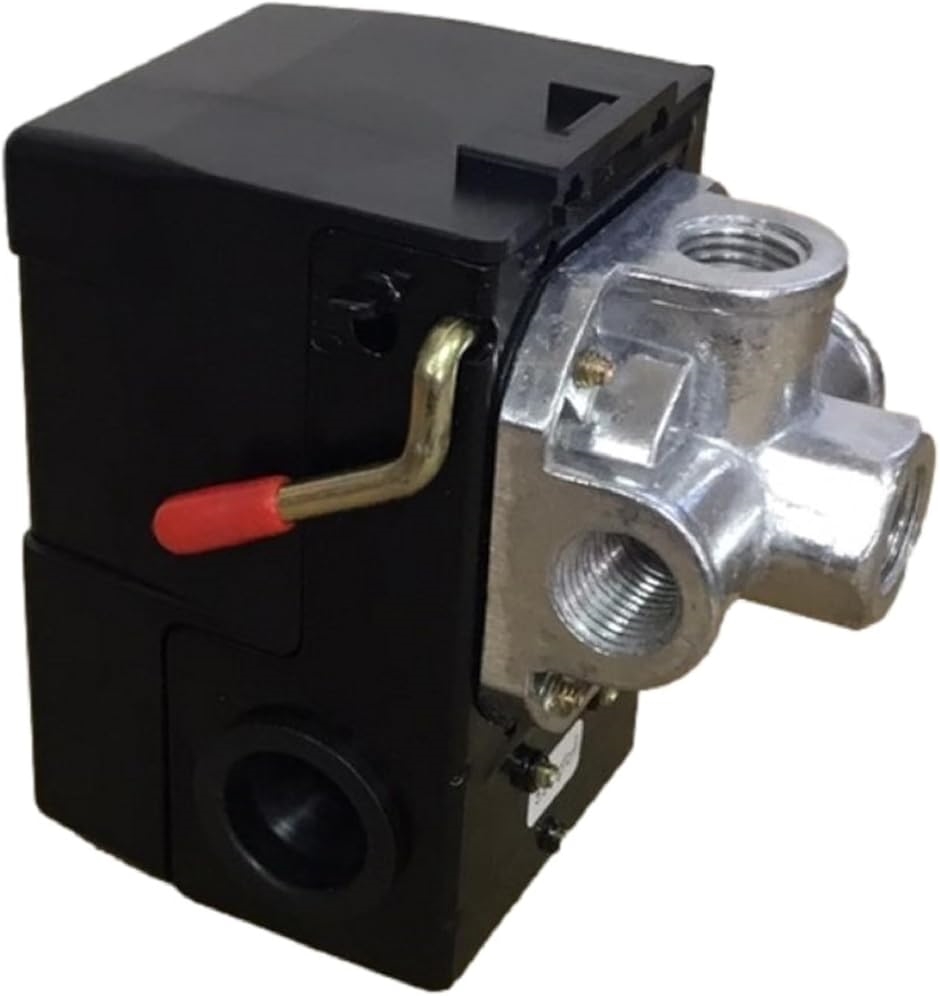 エアー コンプレッサー 圧力スイッチ サイドスイッチ型 修理 交換 補修 プレッシャースイッチ MDM(サイドスイッチ4ポート) : スピード ...