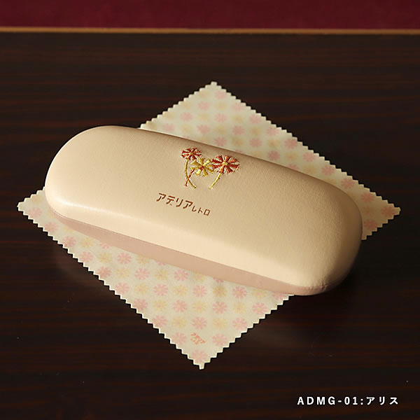リュリュ アデリアレトロ メガネケース（クロス付き） アリス ADMG-01 ADERIA RETRO ＆RYU-RYU : 堀萬昭堂 ヤフー店 - 通販 - Yahoo!ショッピング
