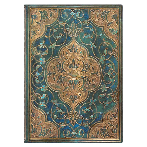 paperblanks（ペーパーブランクス） ノートブック Flexis ミディサイズ FB8226-2 ターコイズ ソフトカバー 176頁 罫線 : 堀萬昭堂 ヤフー店 - 通販 ...